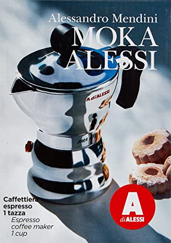 Alessi AAM33 by Alessandro Mendini Stovetop Espresso Maker, 1 Cup, Black