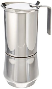 ilsa 122-10, stainless steel stove-top espresso maker, 10- cup