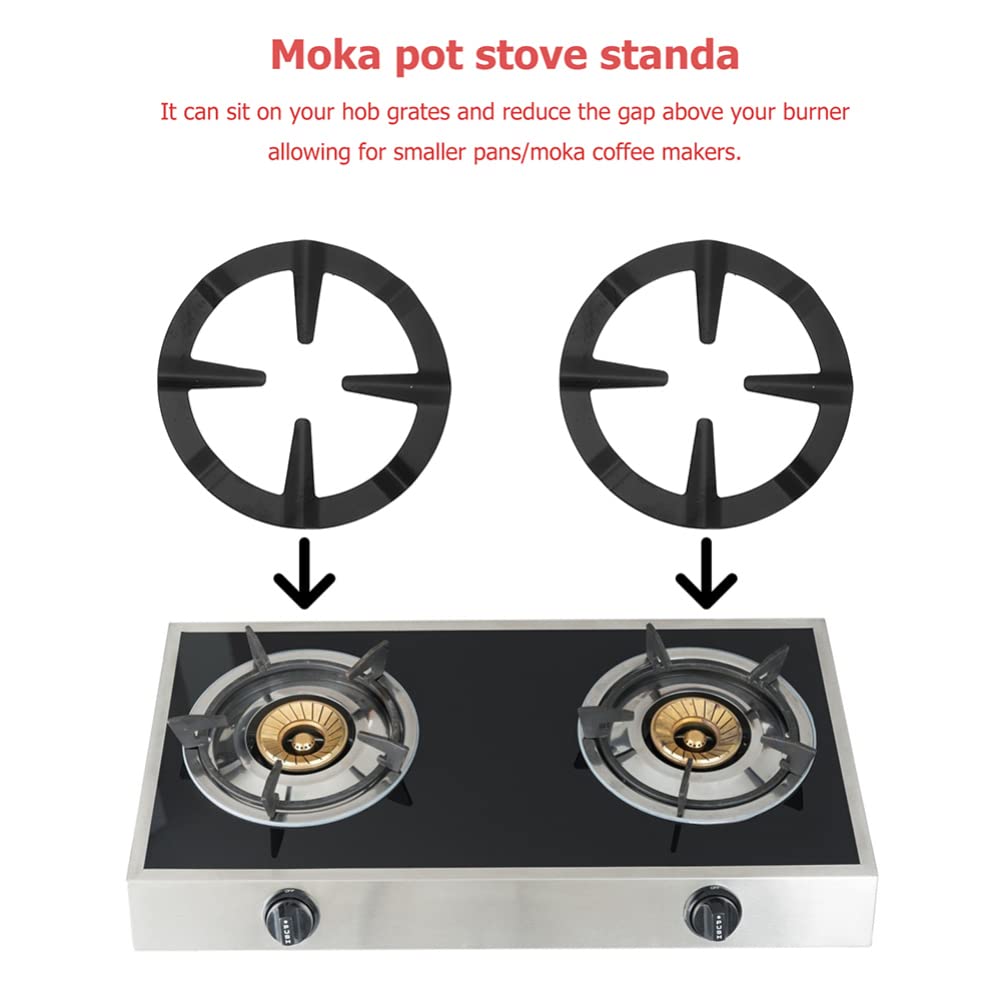 Kichvoe 3pcs Gas Stove Tripod Daily Use Pot Support Iron