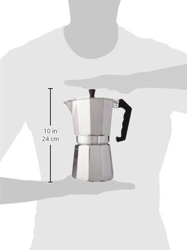 Norpro 8-Cup Espresso Maker, One Size, Silver