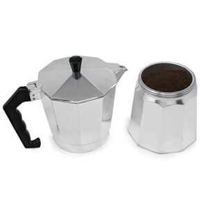 Norpro 8-Cup Espresso Maker, One Size, Silver