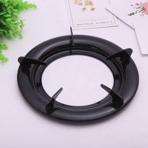 Hemoton Wok Support Ring 3pcs Cast Iron Wok Rack Replacement Round Range Stove Gas Pans for Ge Gas Ranges