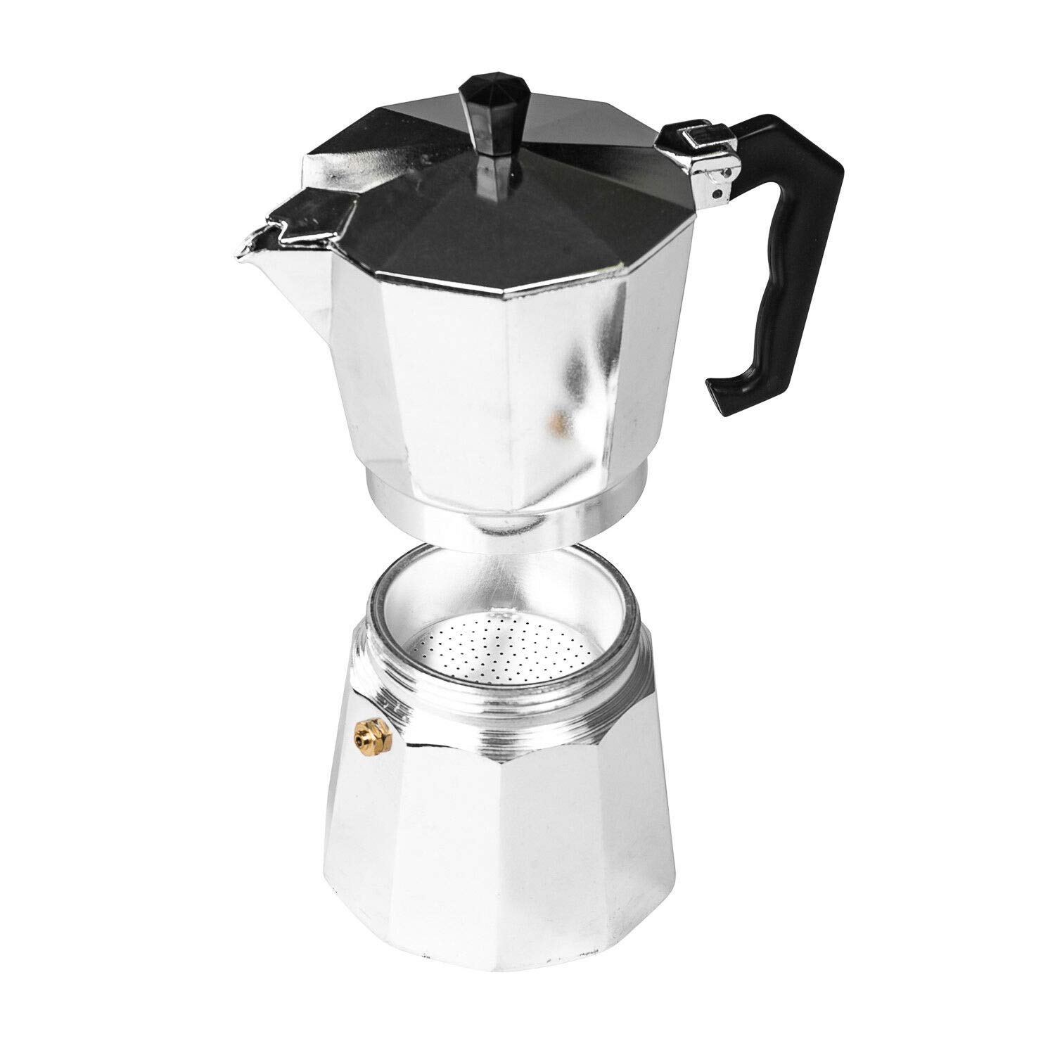 Lexi Home Aluminum Stovetop 6-Cup Hot Espresso Maker