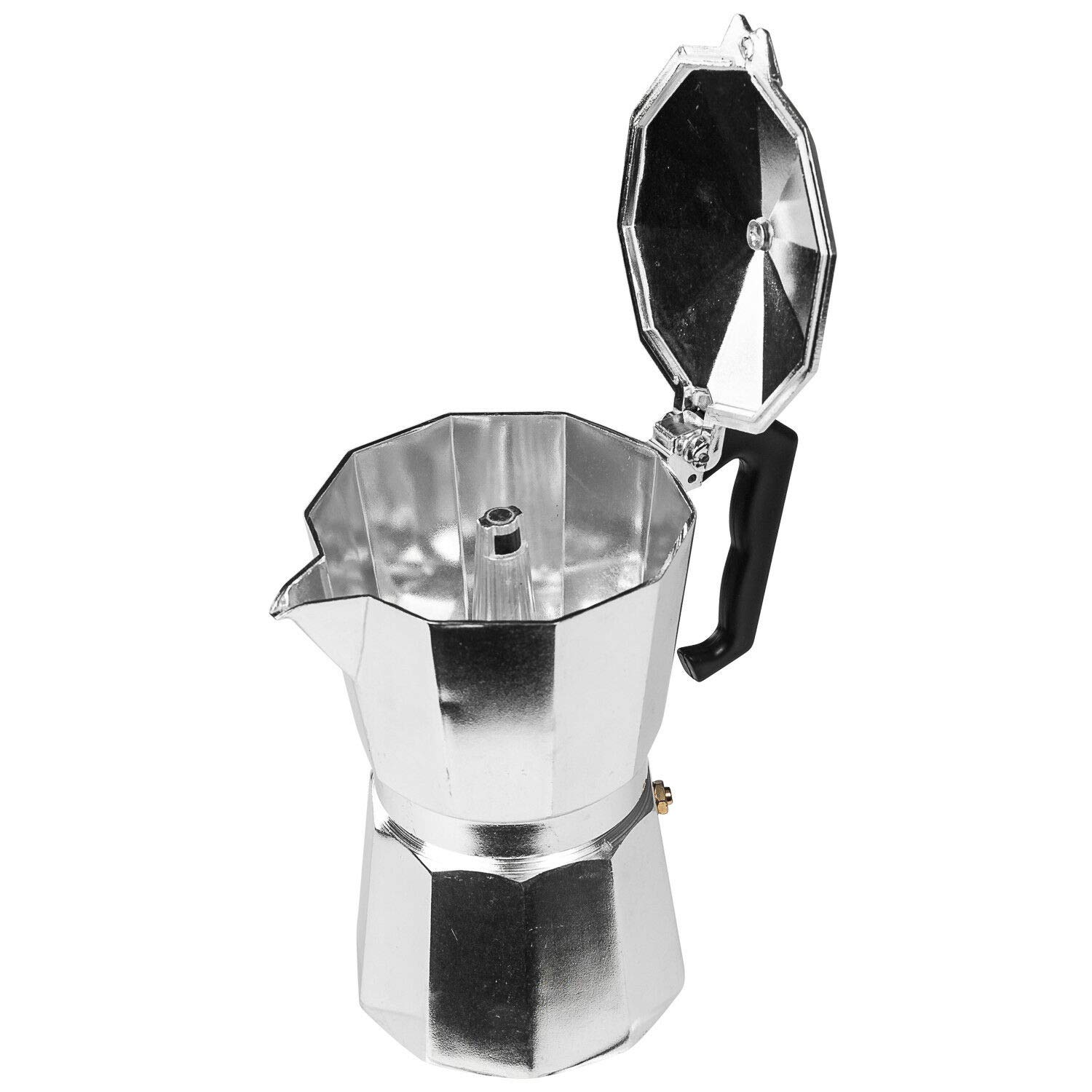 Lexi Home Aluminum Stovetop 6-Cup Hot Espresso Maker