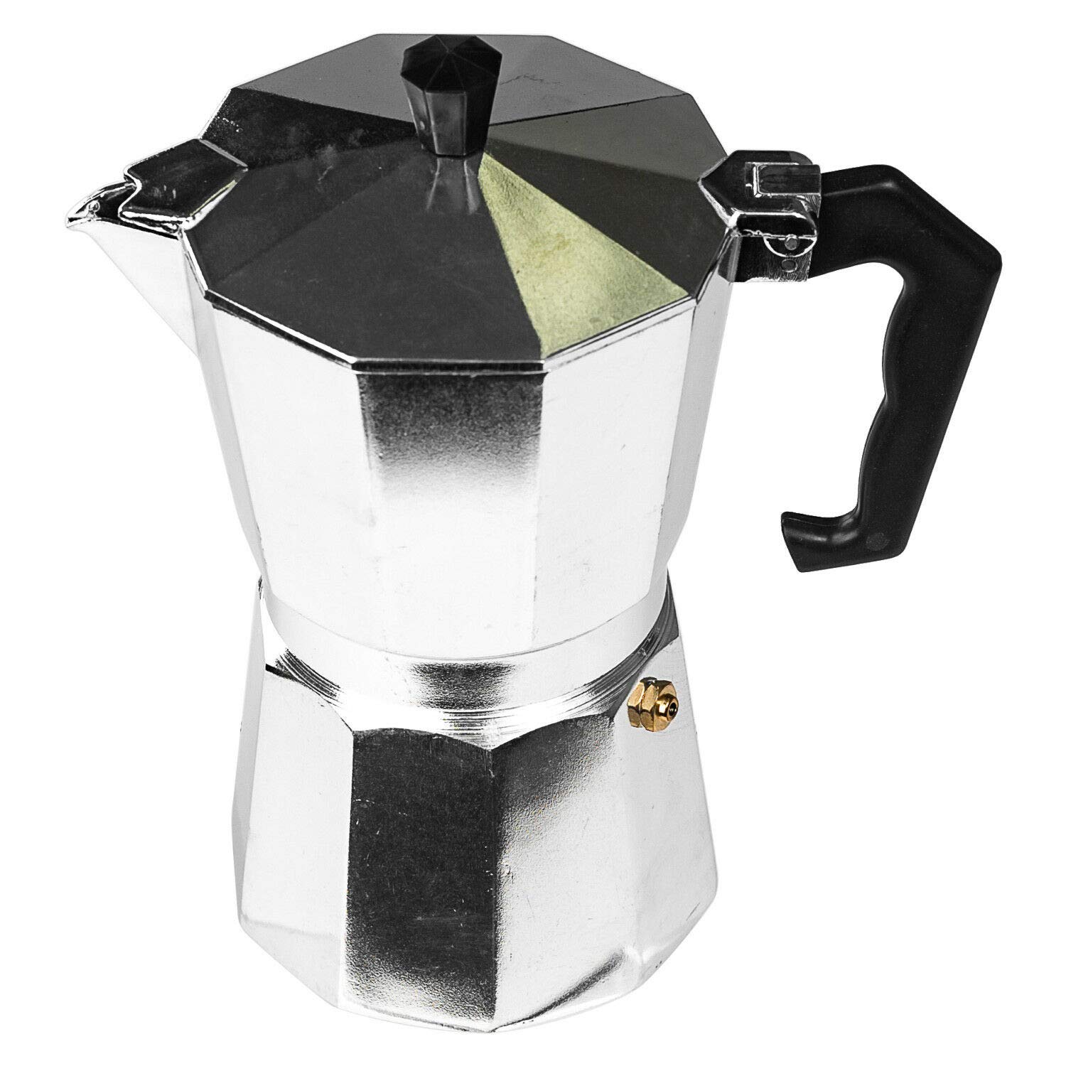 Lexi Home Aluminum Stovetop 6-Cup Hot Espresso Maker