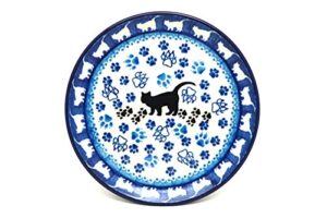 polish pottery plate - bread & butter (6 1/4") - boo boo kitty