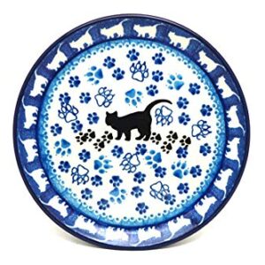 Polish Pottery Plate - Bread & Butter (6 1/4") - Boo Boo Kitty