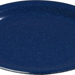 Carlisle FoodService Products Dallas Ware Reusable Plastic Plate Appetizer Plate with Rim for Buffets, Home, and Restaurants, Melamine, 5.5 Inches, Blue, (Pack of 48)