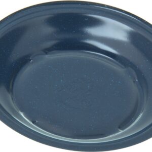 Carlisle FoodService Products Dallas Ware Reusable Plastic Plate Appetizer Plate with Rim for Buffets, Home, and Restaurants, Melamine, 5.5 Inches, Blue, (Pack of 48)