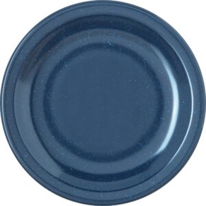 Carlisle FoodService Products Dallas Ware Reusable Plastic Plate Appetizer Plate with Rim for Buffets, Home, and Restaurants, Melamine, 5.5 Inches, Blue, (Pack of 48)