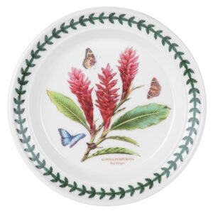 Portmeirion Exotic Botanic Garden Bread and Butter Plate, Set with 6 Assorted Motifs