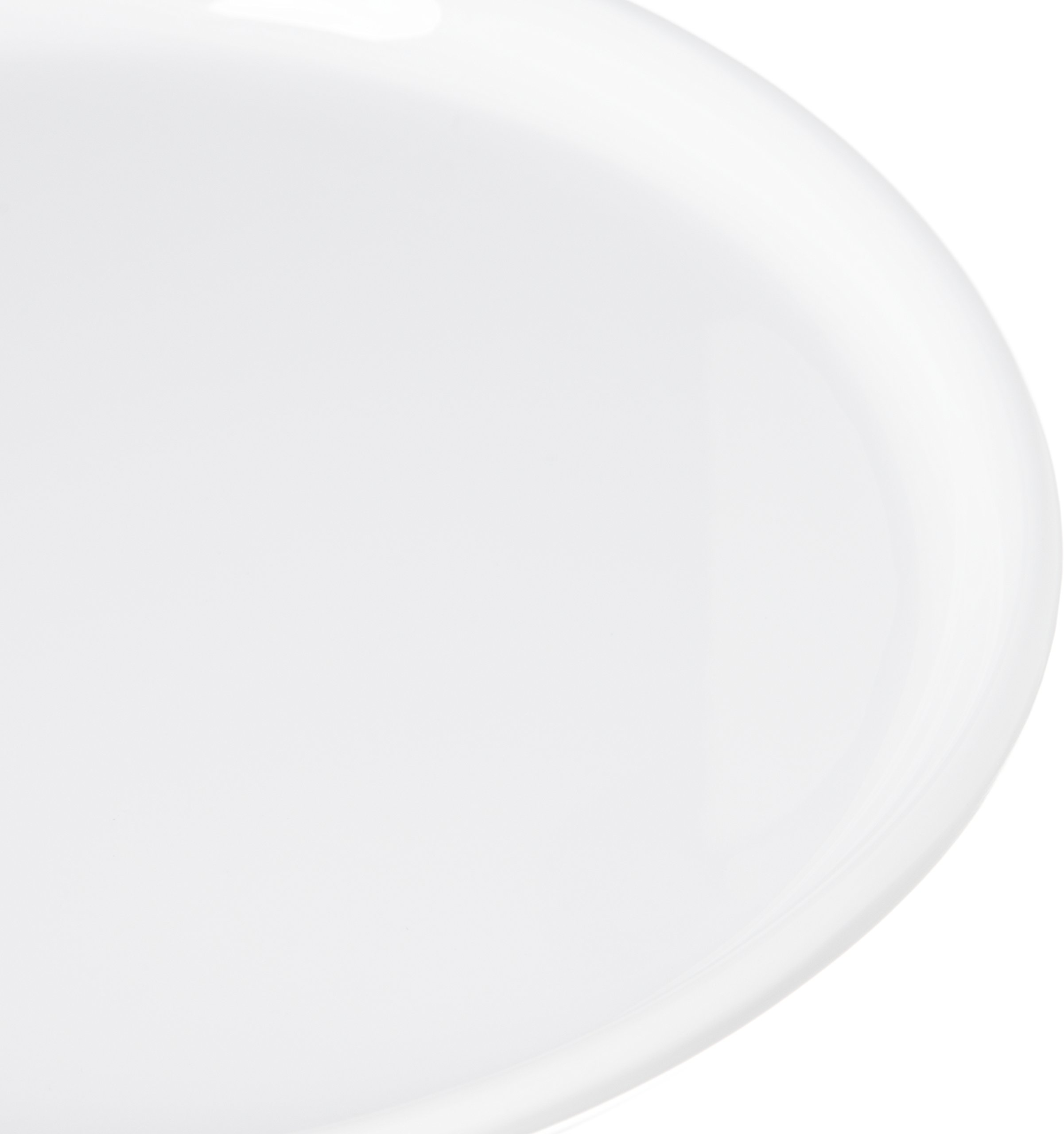 Carlisle FoodService Products Stadia Reusable Plastic Plate Appetizer Plate for Home and Restaurant, Melamine, 7.25 Inches, White