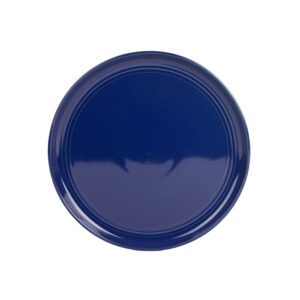 Double Line 8.25" Salad Plate, Set of 6, Cobalt Blue