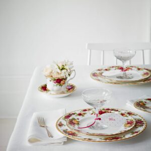 Royal Albert Old Country Roses Set of 4 Salad Plates, 8", Multi