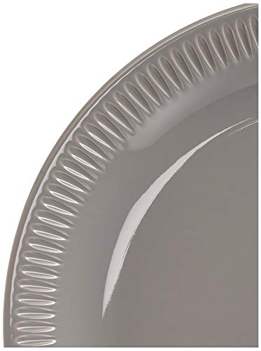 Lenox Gray Profile Stoneware 4-Piece Dinner Plate Set, 6.00 LB