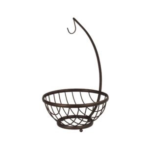 spectrum diversified ashley small fruit tree & basket kitchen-hanging, bronze