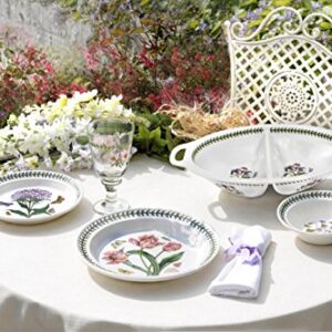 Portmeirion Botanic Garden Soup Bowl | Set of 6 Bowls with Assorted Motifs | 6.5 Inch | Made from Fine Earthenware | Microwave and Dishwasher Safe | Made in England