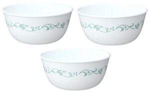 corelle livingware 28-ounce super soup/cereal bowl, white, set of 3