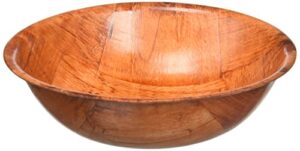 winco wwb-6 wooden woven salad bowl, 6-inch, brown