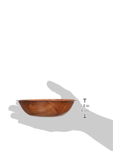 Winco WWB-6 Wooden Woven Salad Bowl, 6-Inch, Brown