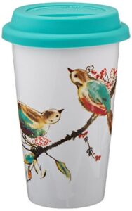 lenox chirp thermal travel mug, 1 count (pack of 1), multi