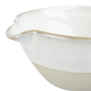 Creative Co-Op Stoneware White Batter (Set of 4) Bowls