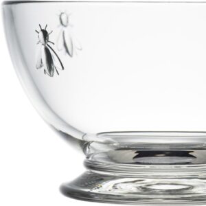 La Rochere Napoleon Bee Bowl (Set of 6), 9 oz, Clear