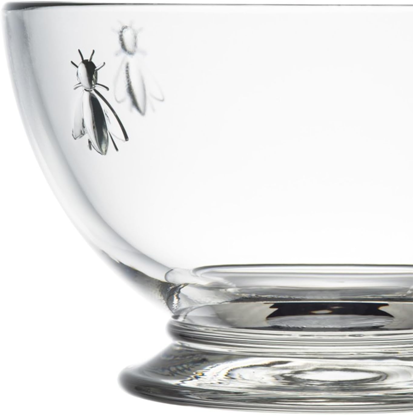 La Rochere Napoleon Bee Bowl (Set of 6), 9 oz, Clear