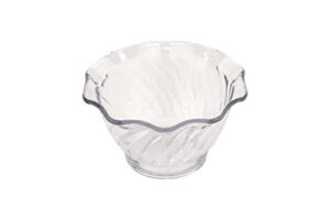 g.e.t. dd-50-cl-ec plastic tulip ice cream/dessert dish, 5 ounce, clear (set of 4)