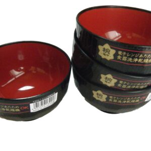 Japanese miso soup cup bowls mug rice bowls 4sets microwave OK.Dishwasher OK.Made in JAPAN.Washoku tableware.