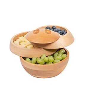 tappas All-Natural Serving Container, Tiered Tray, Charcuterie Sphere, Original