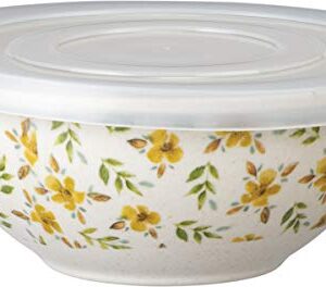 Primitives by Kathy Melamine Bowls & Lids, Set of 3, Bees