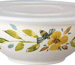 Primitives by Kathy Melamine Bowls & Lids, Set of 3, Bees