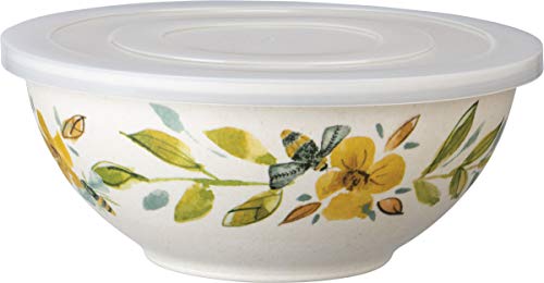 Primitives by Kathy Melamine Bowls & Lids, Set of 3, Bees