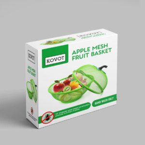 KOVOT Apple Shaped Mesh Fruit Basket | Keep Freshness In & Bugs Out