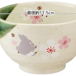 Studio Ghibli - My Neighbor Totoro - Sakura/Cherry Blossom, Skater Traditional Japanese Porcelain Dish Series - Small Rice Bowl