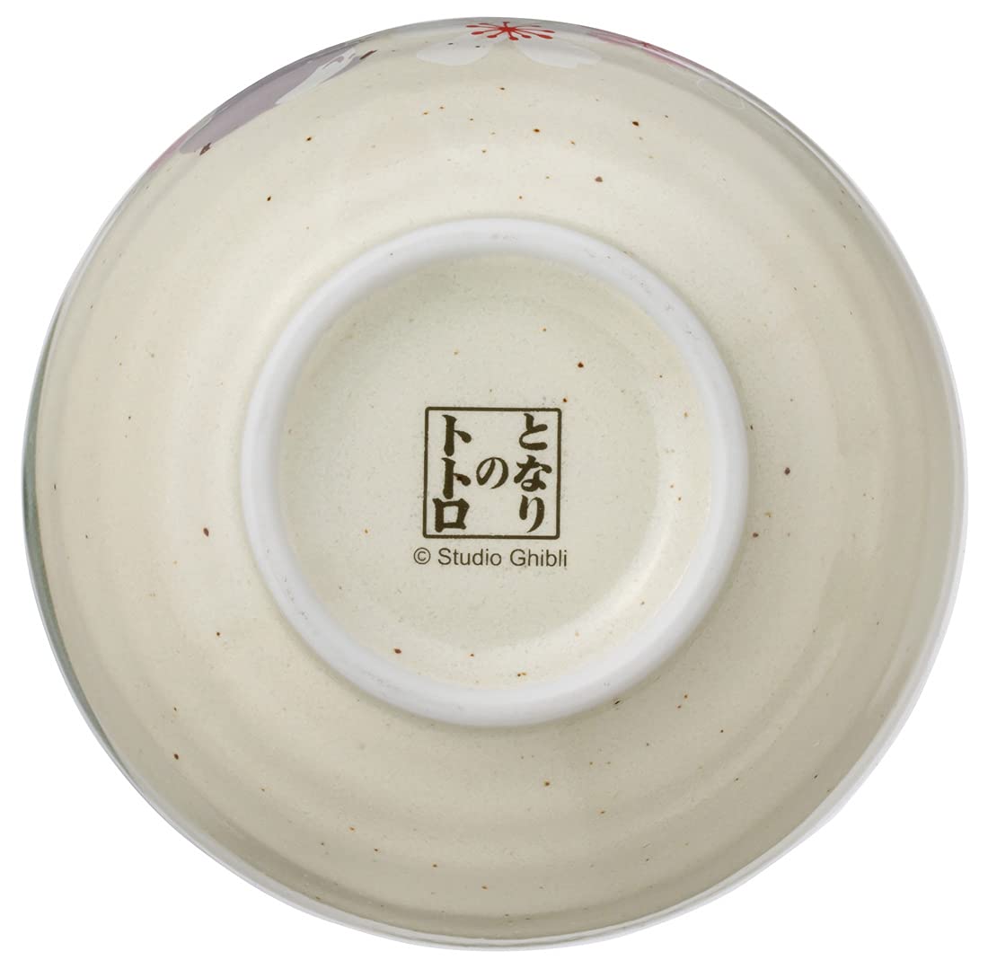 Studio Ghibli - My Neighbor Totoro - Sakura/Cherry Blossom, Skater Traditional Japanese Porcelain Dish Series - Small Rice Bowl