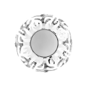 Alessi "Mediterraneo" Fruit Bowl in 18/10 Stainless Steel Mirror Polished, Silver - ESI01/25