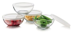 libbey 8 piece selene bowl set, clear