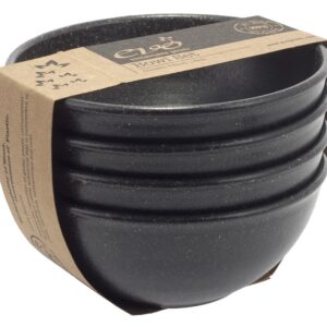 EVO Sustainable Goods 16 oz. Bowl Set, Black