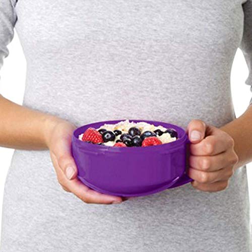 Sistema Microwave Breakfast Bowl, 850ml, Colors May Vary, Size 850ml (Pack of 4)