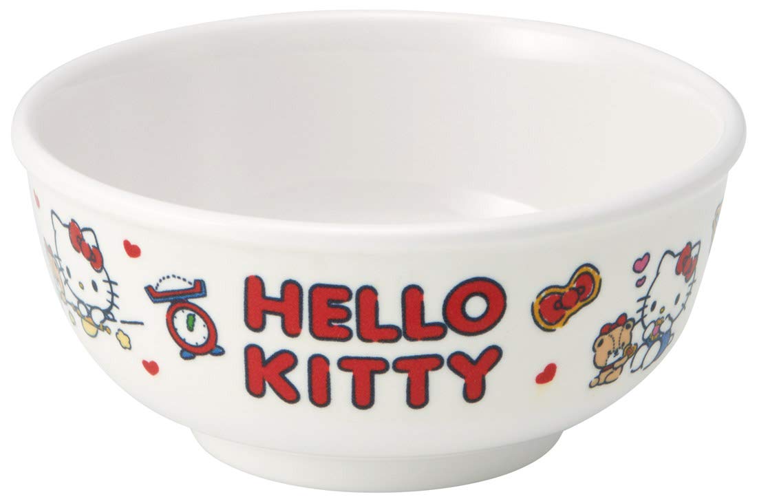 Skater Bowl Melamine Rice Bowl Hello Kitty Cookies Sanrio 240ml M320