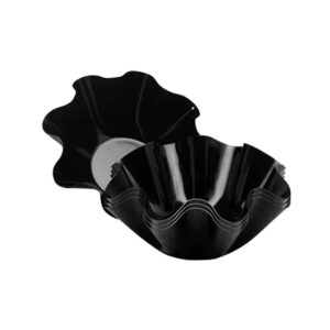 norpro mini 4.5-inch tortilla baker bowl, set of 4 ,black