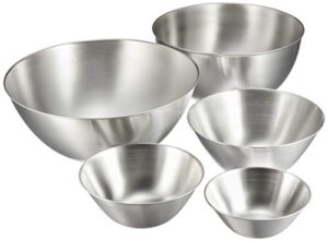 sori yanagi stainless bowl 5 pcs