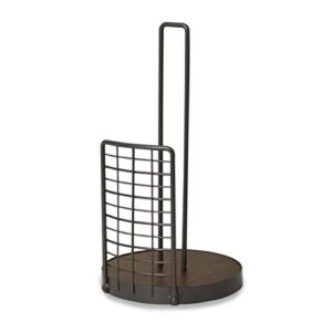 spectrum diversified vintage paper towel holder, industrial gray