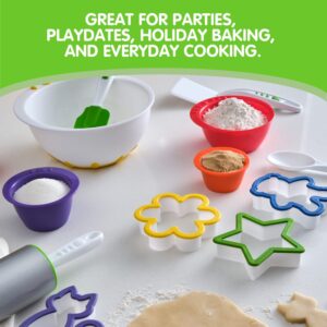 Curious Chef 4-Piece Silicone Pinch Bowl Set for Kids, Dishwasher Safe, Made with BPA-Free Plastic, Real Cooking, and Baking Kitchen Tool