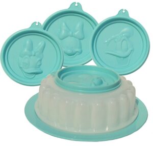 tupperware small 2.5 cup jello jel ring dessert mold mint green