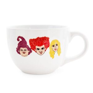 disney hocus pocus sanderson sisters ceramic soup mug | 24 ounces