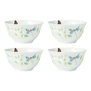 lenox butterfly meadow vines 4pc rice bowl set, 3.31, 0