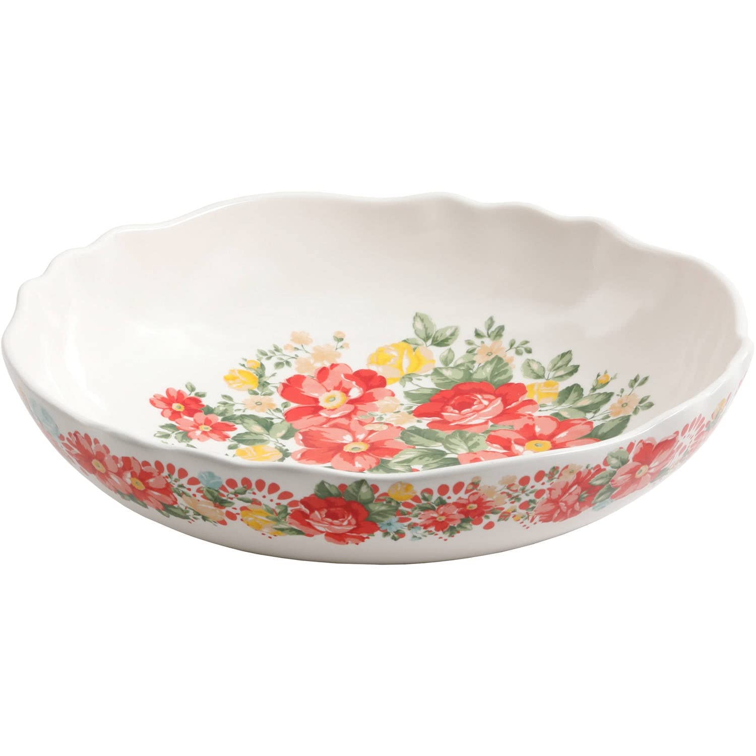 IZAB Vintage Floral 5-Piece Pasta Bowl Set